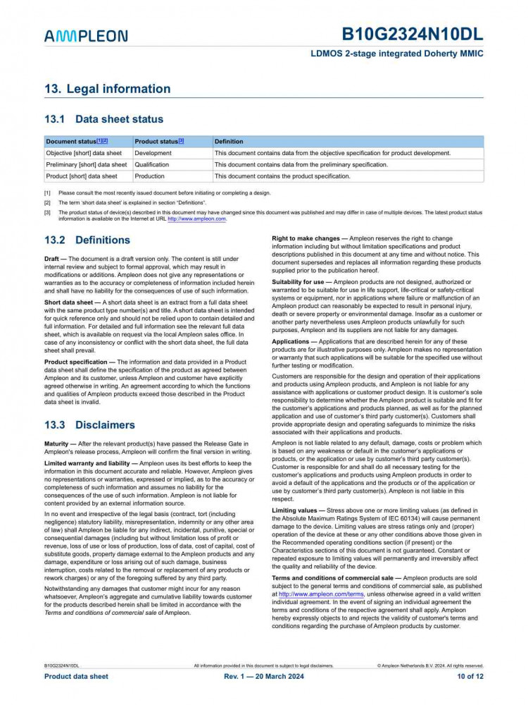 B10G2324N10DL datasheet page 10