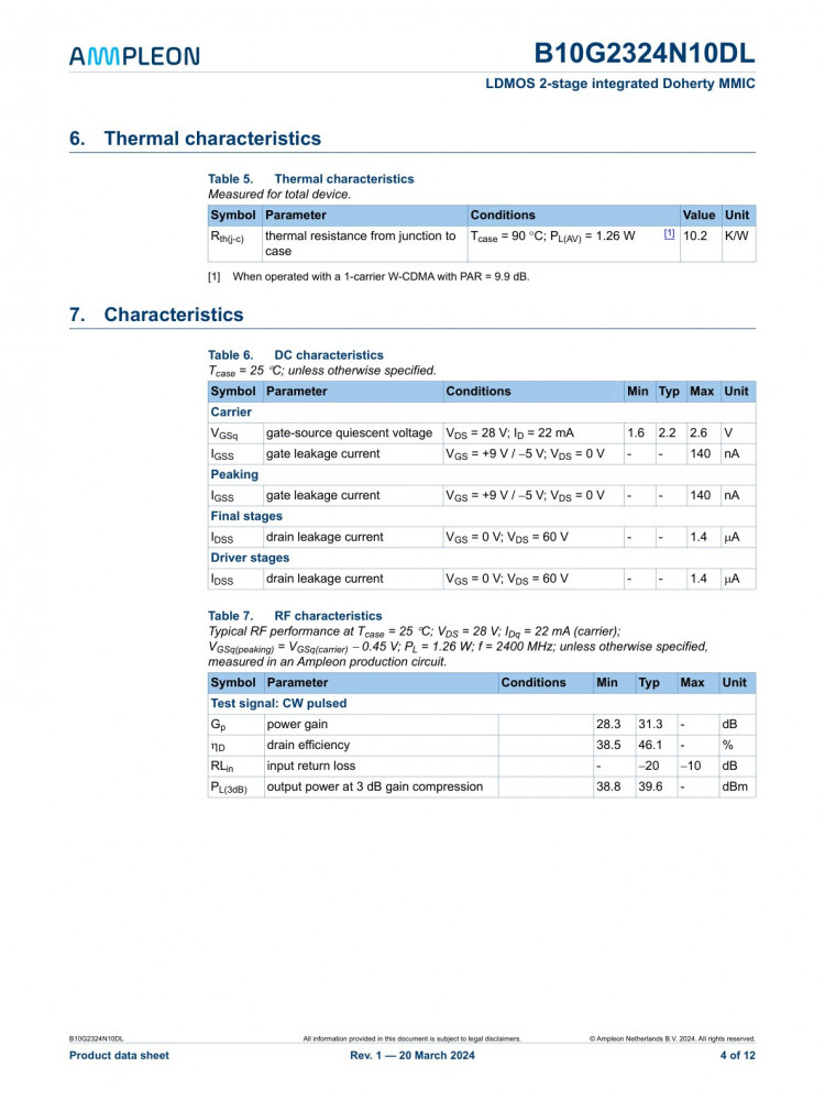 B10G2324N10DL datasheet page 4
