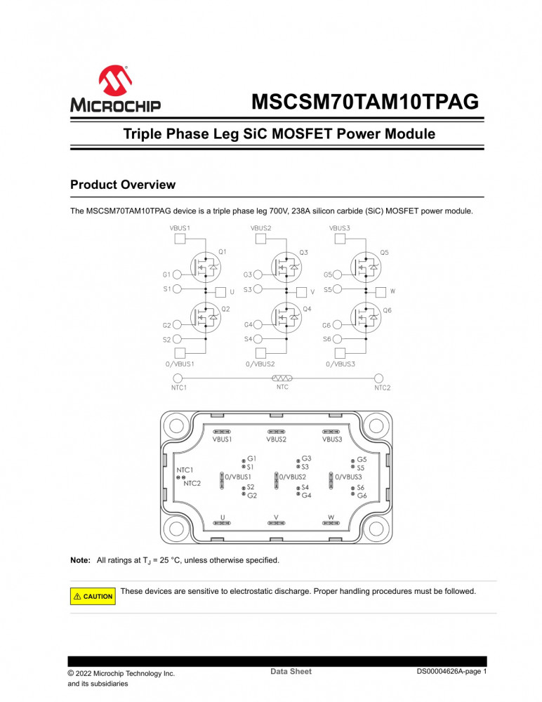 MSCSM70TAM10TPAG document page 1