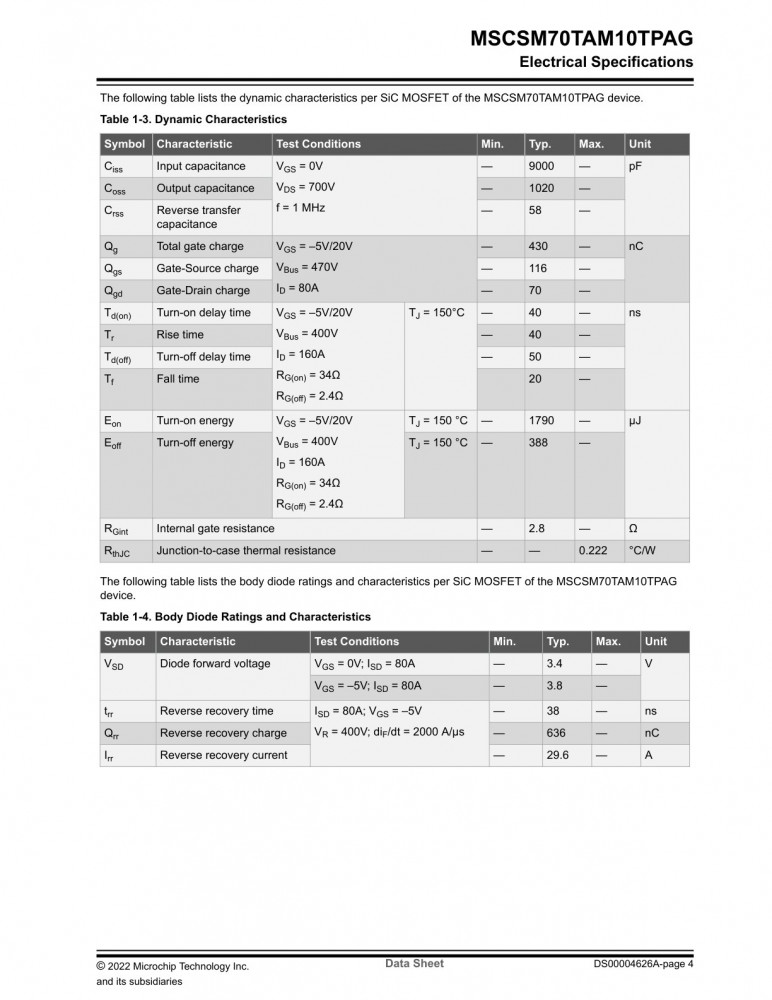 MSCSM70TAM10TPAG document page 4