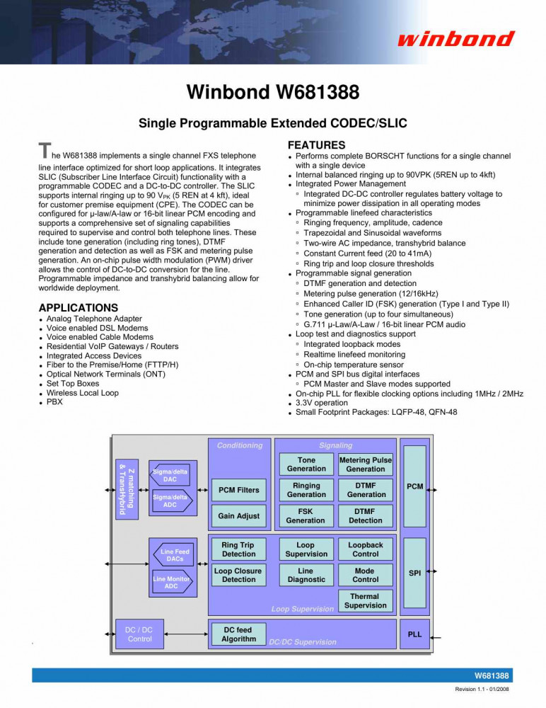 W681388 technical document page 1
