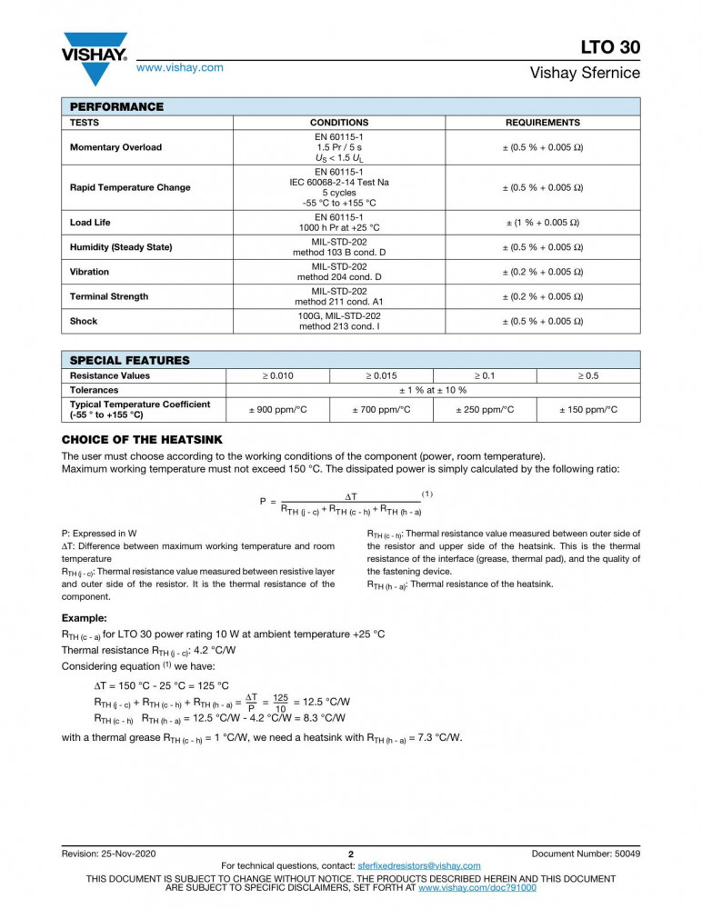 LTO 30 datasheet page 2
