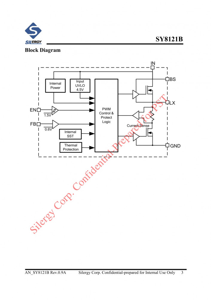 SY8121BABC datasheet page 3