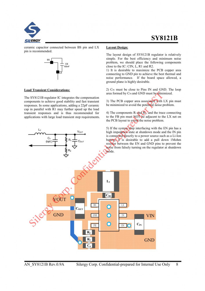 SY8121BABC datasheet page 8