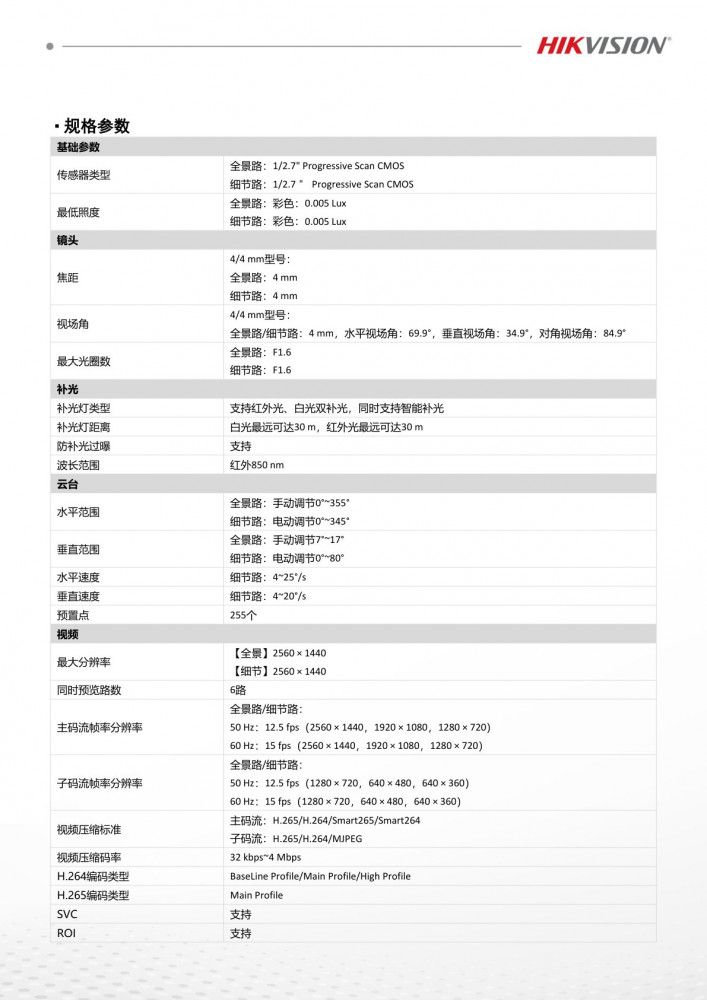 HIKVISION HK-Q2S8DM-GL/LN(4/4mm) document page 2