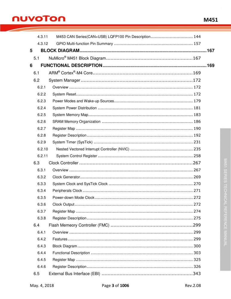M451 technical manual page 3