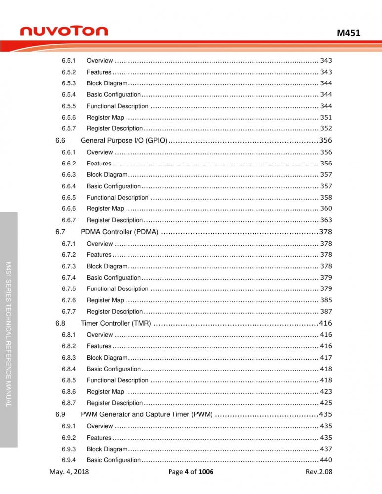 M451 technical manual page 4