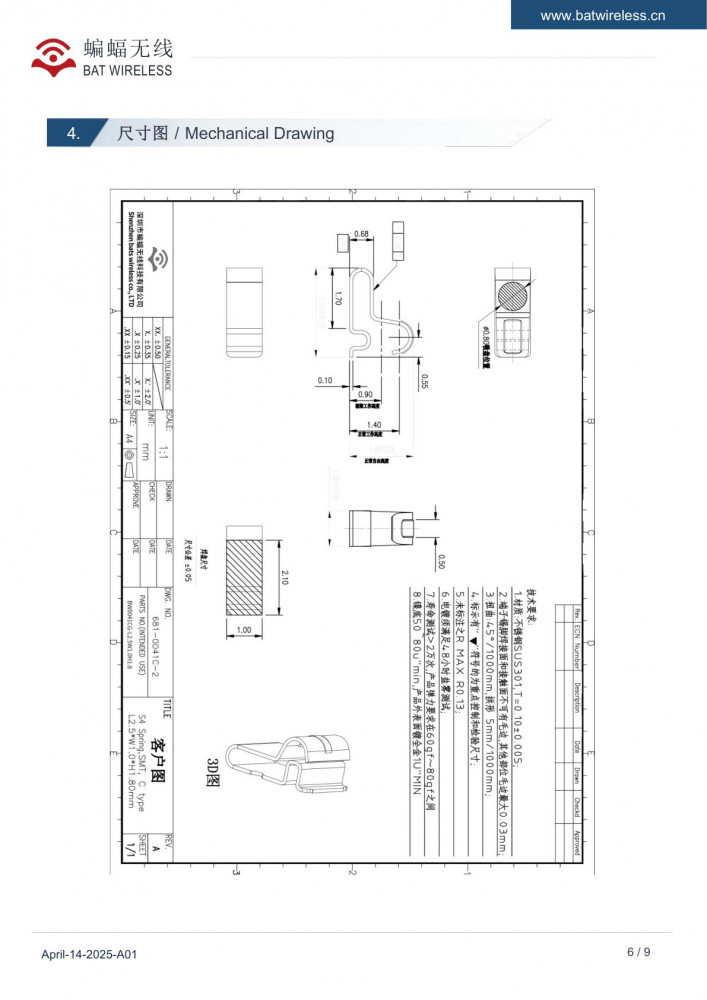 BW0041CG-L2.5W1.0H1.8 product document page 6