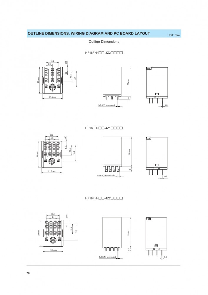 HF18FF datasheet page 7