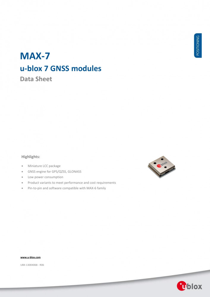 MAX-7 document page 1