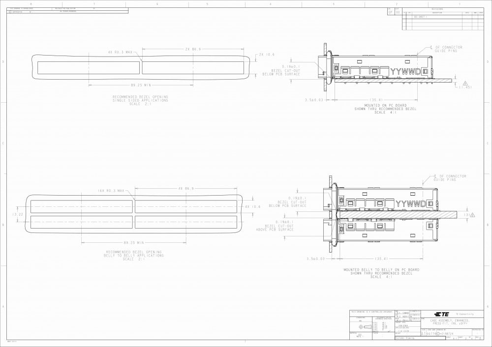 TE Connectivity 2198724-1 drawing page 2