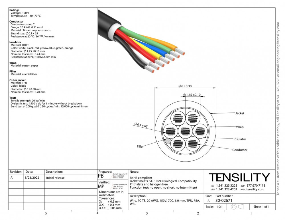 30-02671 product drawing and construction specification