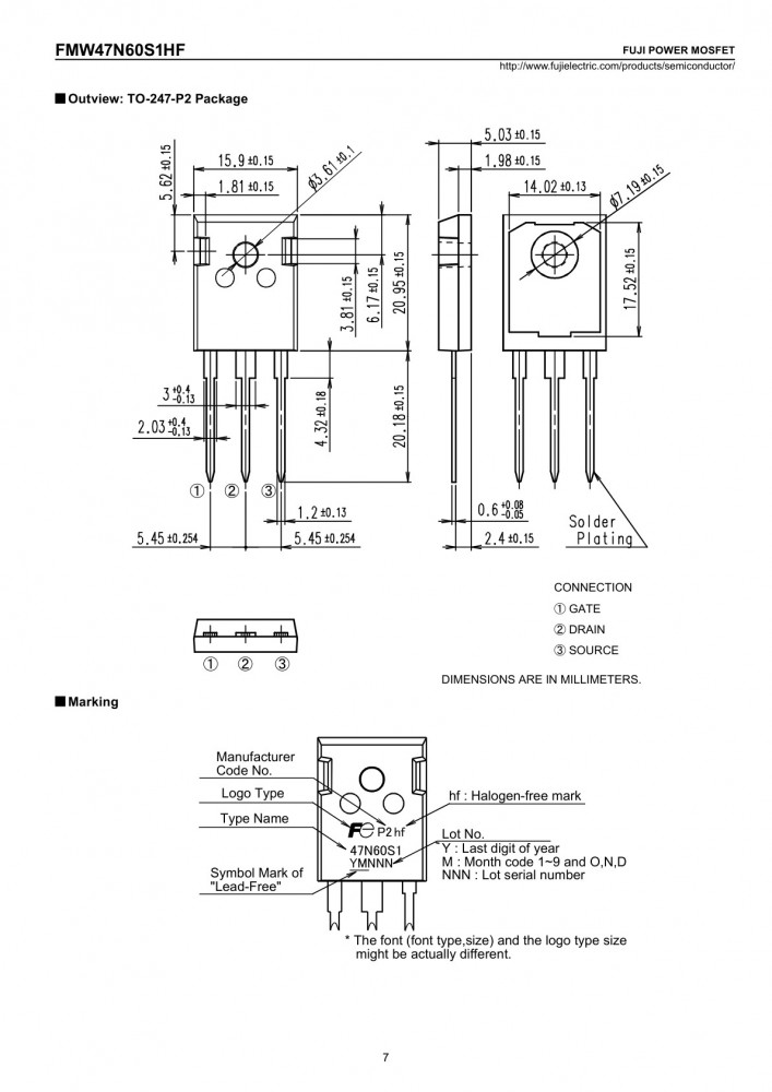 FMW47N60S1HF datasheet page 7