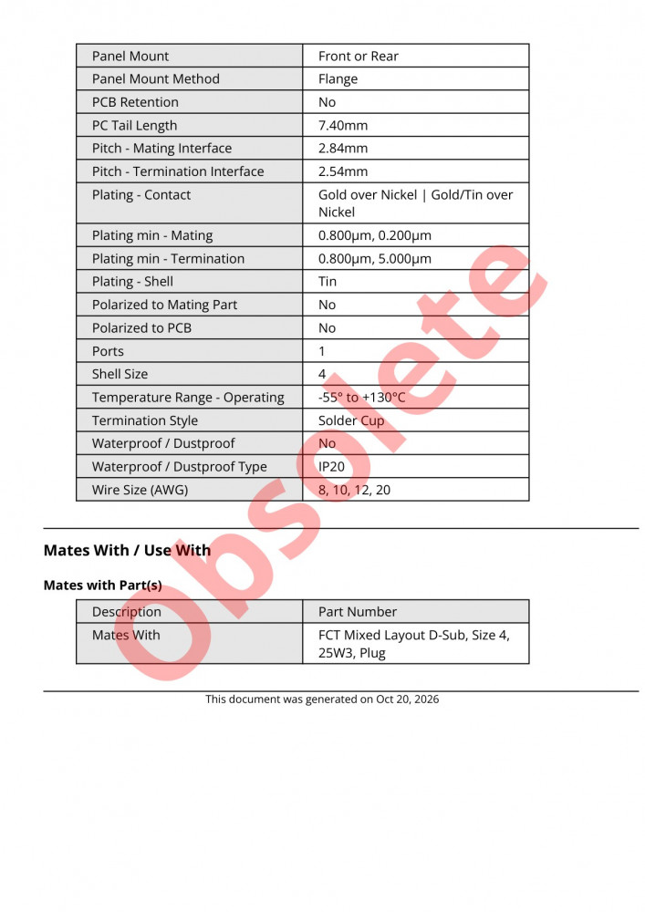 MOLEX 1731070972 technical drawing preview, page 3