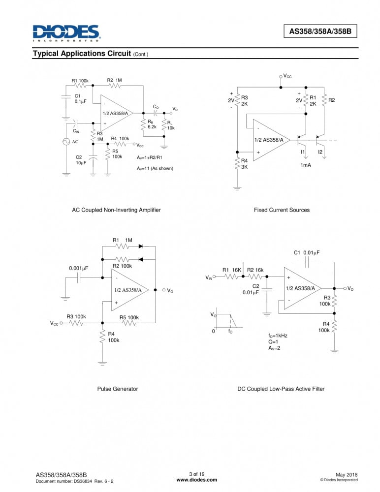 AS358 datasheet page 3