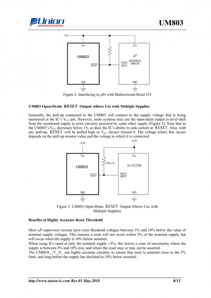 UM803 datasheet page 8