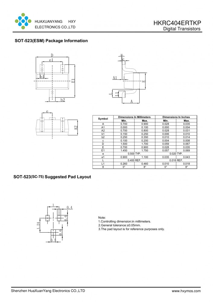HKRC404ERTKP datasheet page 3
