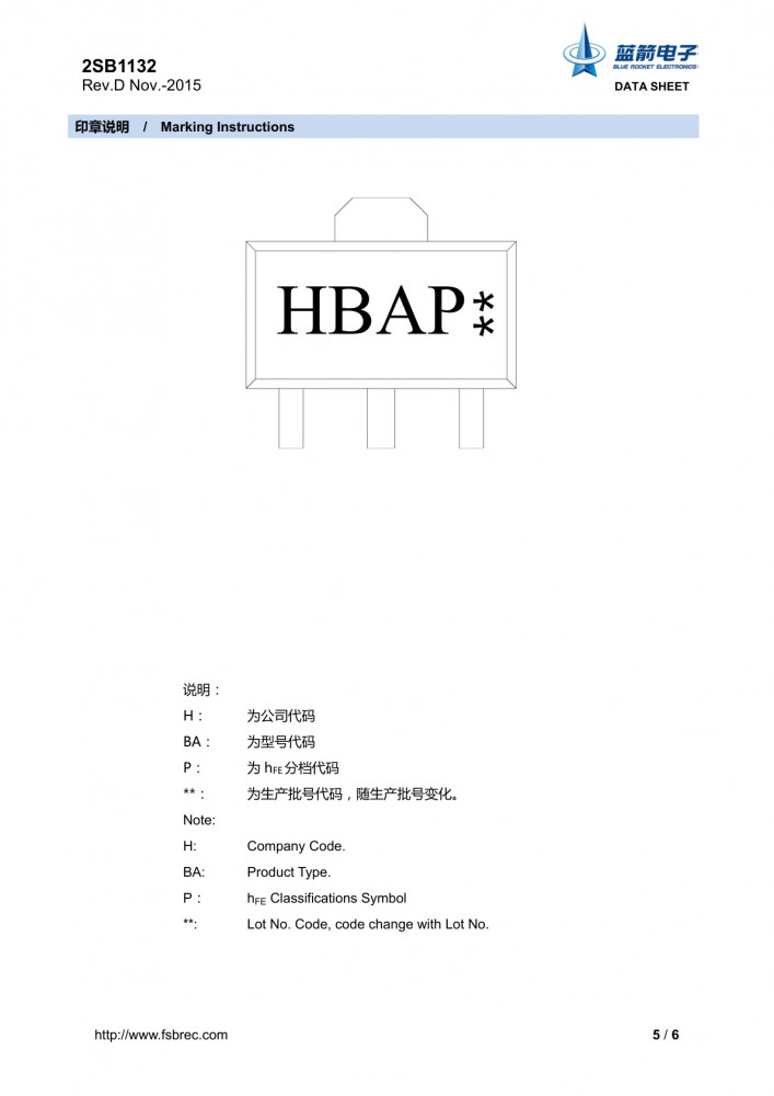 2SB1132-Q datasheet page 5