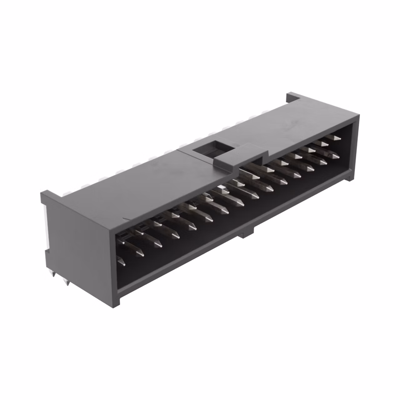 2.54mm Pitch C-Grid III Header, Dual Row, Vertical, 30 Circuits, 0.10µm Gold (Au) Selective Plating