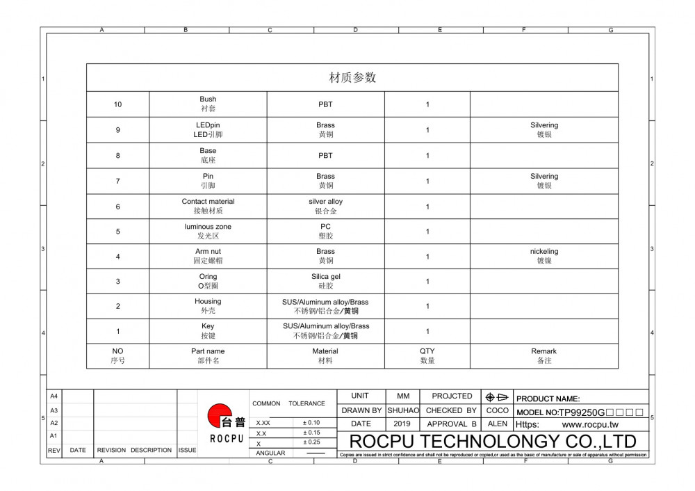 TP99250 product document image 3
