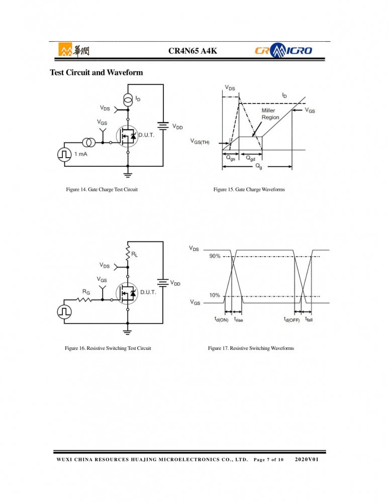 CR4N65A4K datasheet page 7