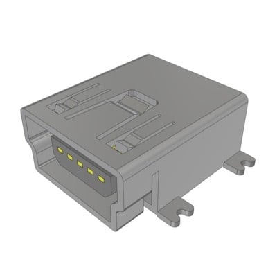 Samtec SPM-05-S-B-VT2-PF USB, DVI, HDMI Connector Assembly
