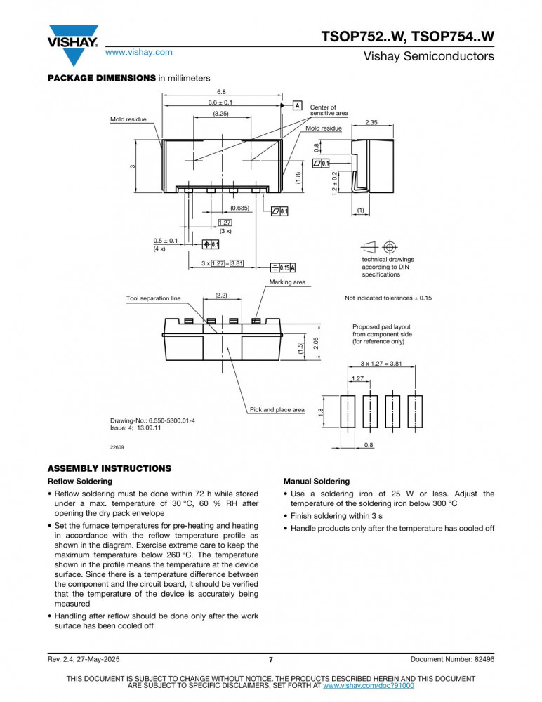 Datasheet page 7