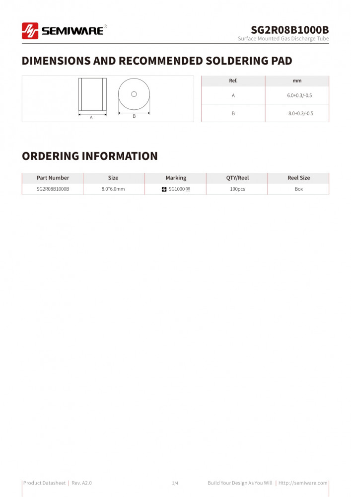 SG2R08B1000B datasheet page 3
