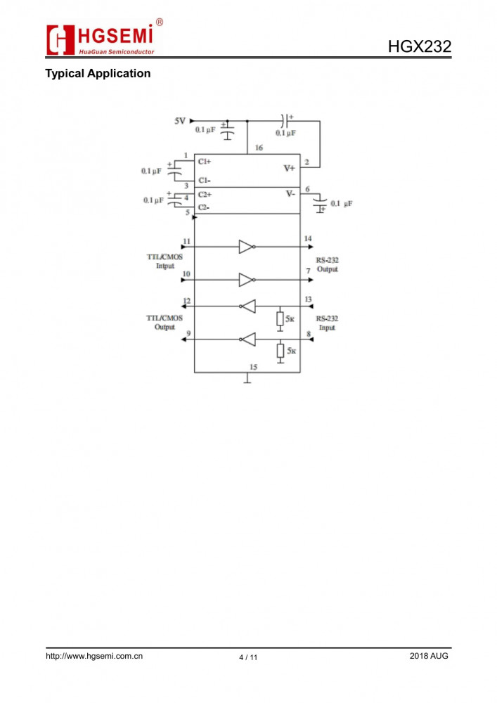 HGX232ECMT/TR datasheet page 4