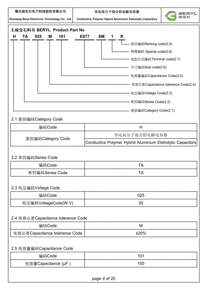 HTA025M101E077SM1R datasheet page 4