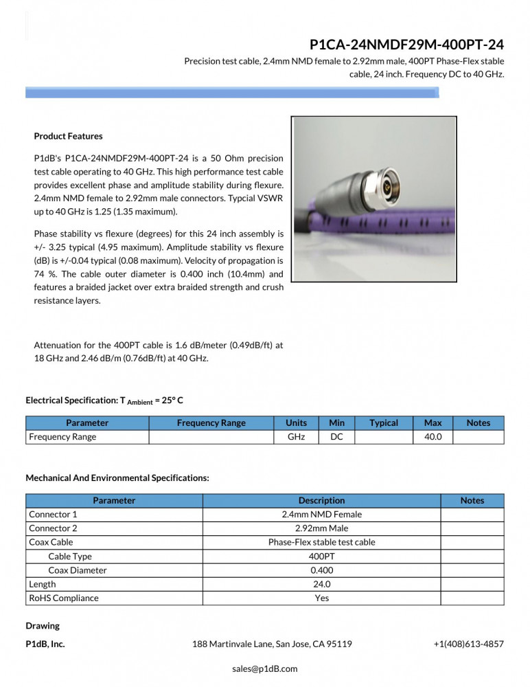 P1CA-24NMDF29M-400PT-24 product document page 1