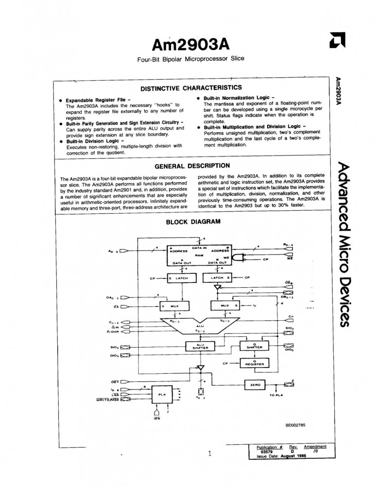 AM2903A datasheet page 2