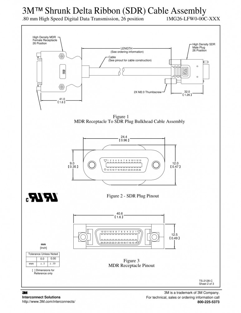 3M TS-2128-C technical data sheet page 2