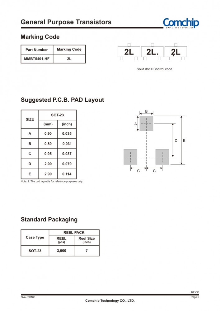 MMBT5401-HF datasheet page 5