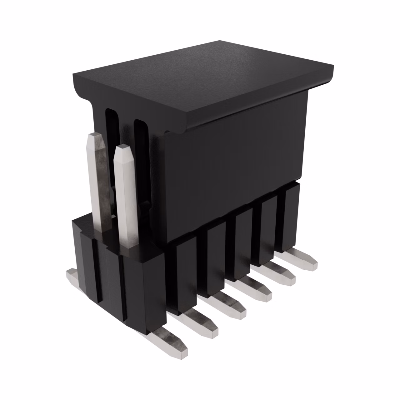 Slim-Grid Header, 12 Circuits, Surface Mount, Vertical, Unshrouded, 2.54µm Overall Tin (Sn) Plated, with Pick-and-Place Cap, Tube, Lead-Free for sale