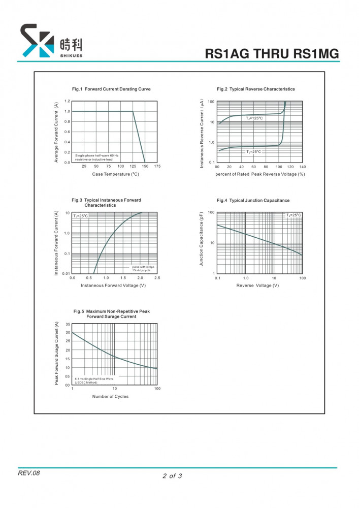 RS1JG datasheet page 2
