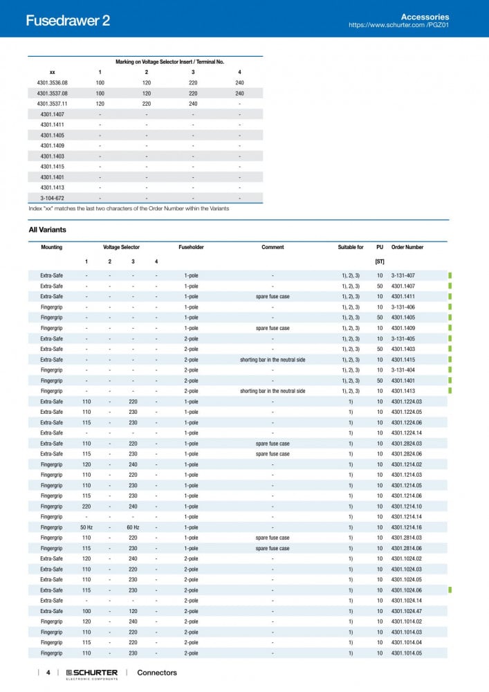 SCHURTER 4301.1413 documentation page 4