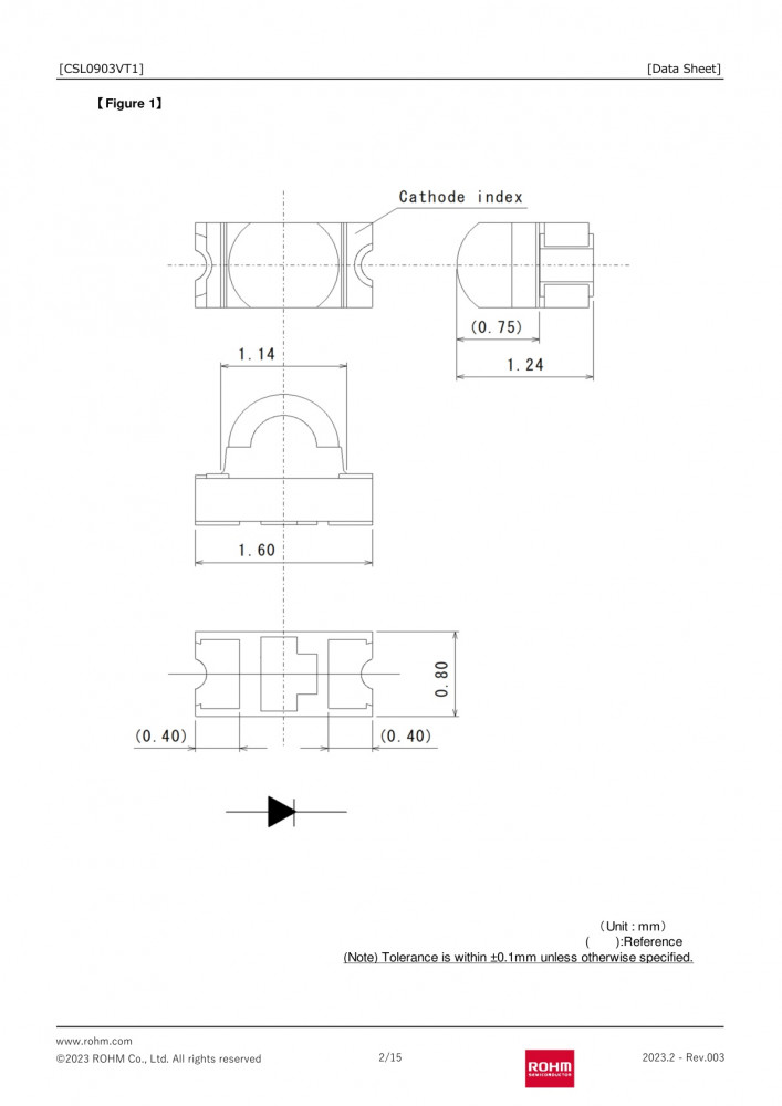 CSL0903VT1 technical document page 2