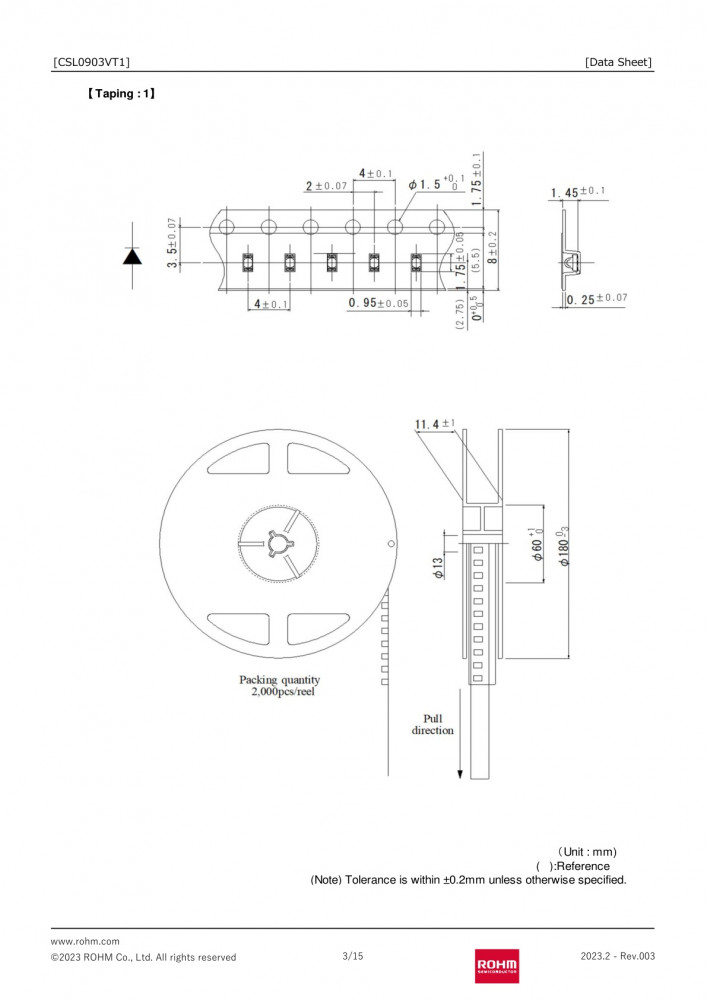 CSL0903VT1 technical document page 3