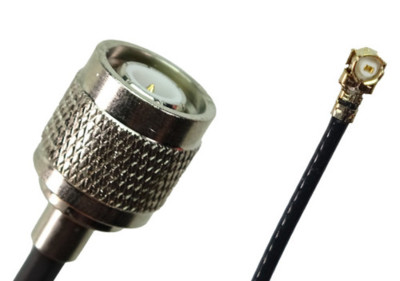 CABLE ASSEMBLY R/A MMCX (MALE) PLUG TO R/A MMCX (MALE) PLUG, 200MM LENGTH, RG316