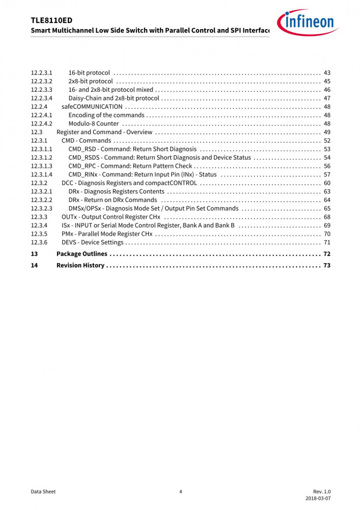 TLE8110ED datasheet page 4
