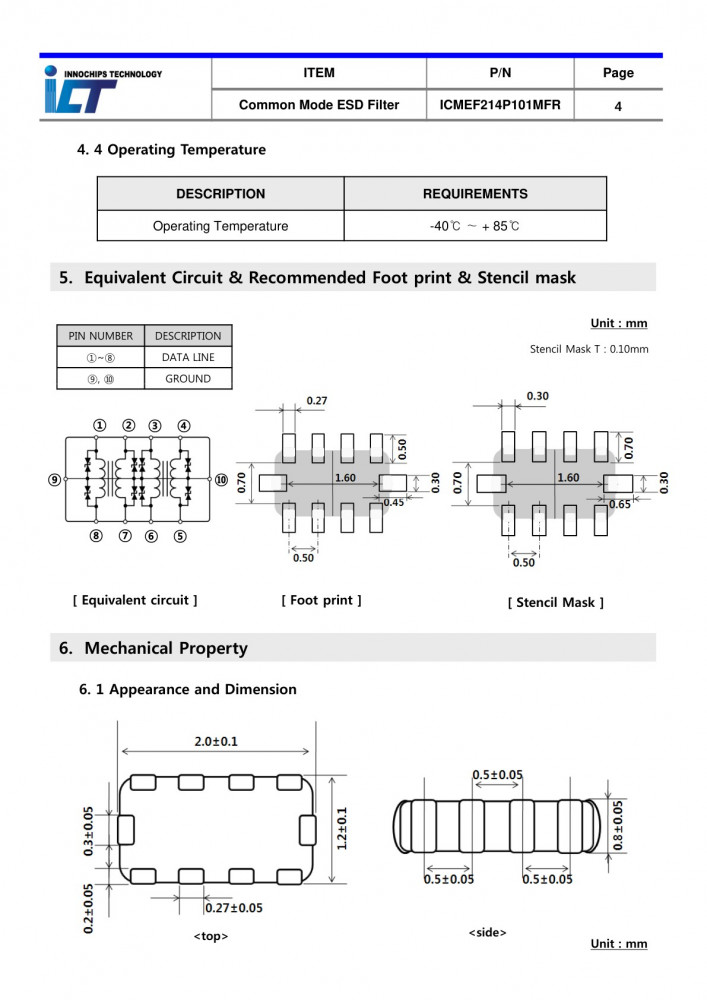 ICMEF214P101MFR datasheet page 4