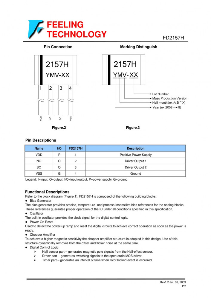 FD2157H-G1 datasheet page 2