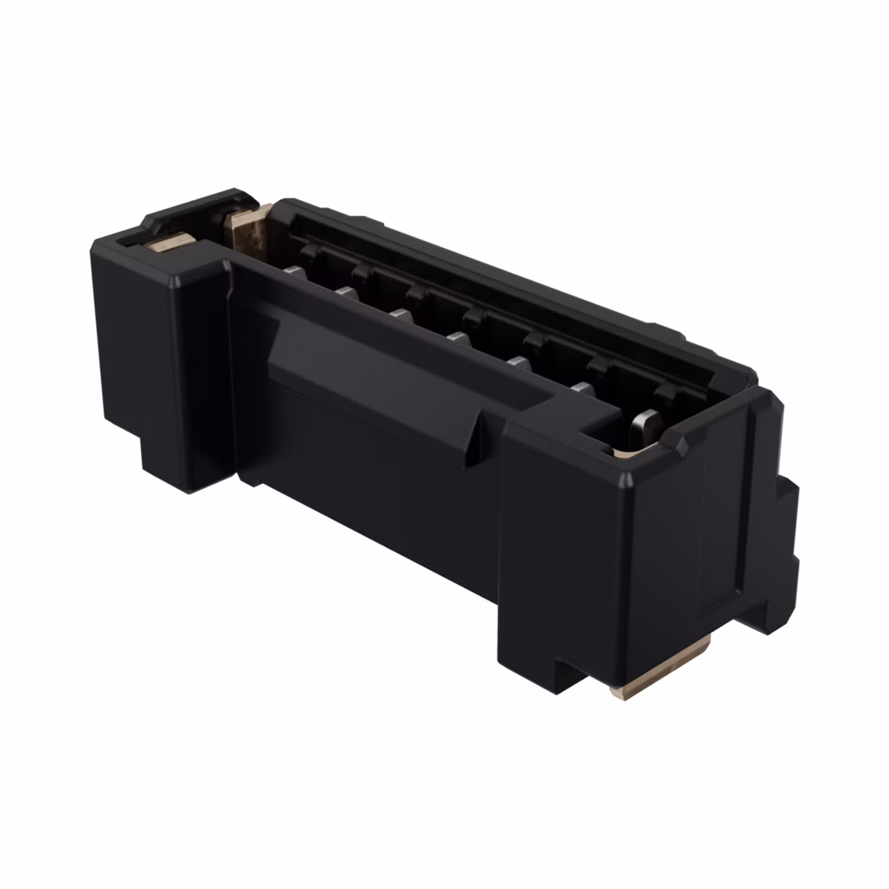 1.50mm Pitch, Micro-Lock Plus PCB Header, Single Row, Right Angle, Surface Mount, Tin-Bismuth Plating, Positive Lock, 7 Circuits, Black for sale