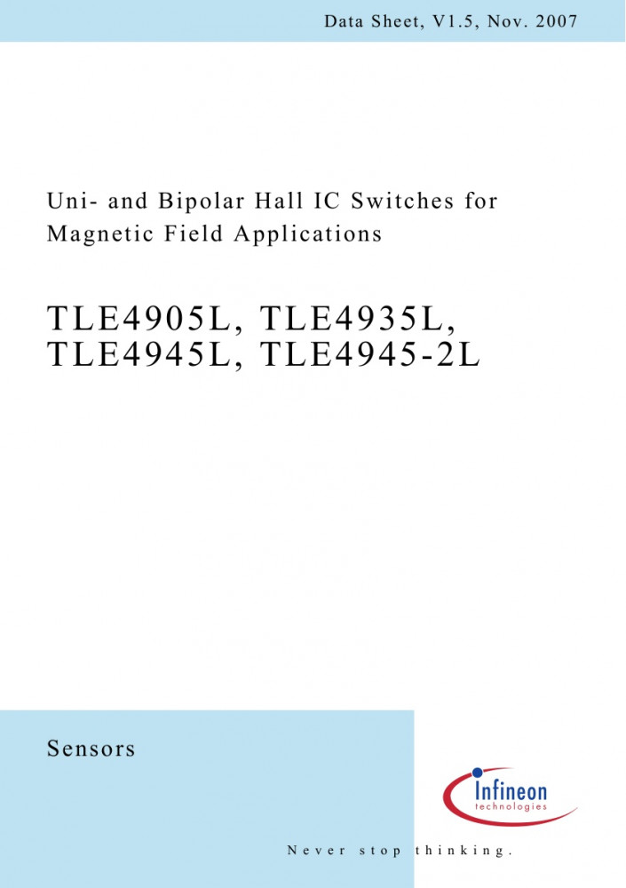 TLE4935L datasheet page 1