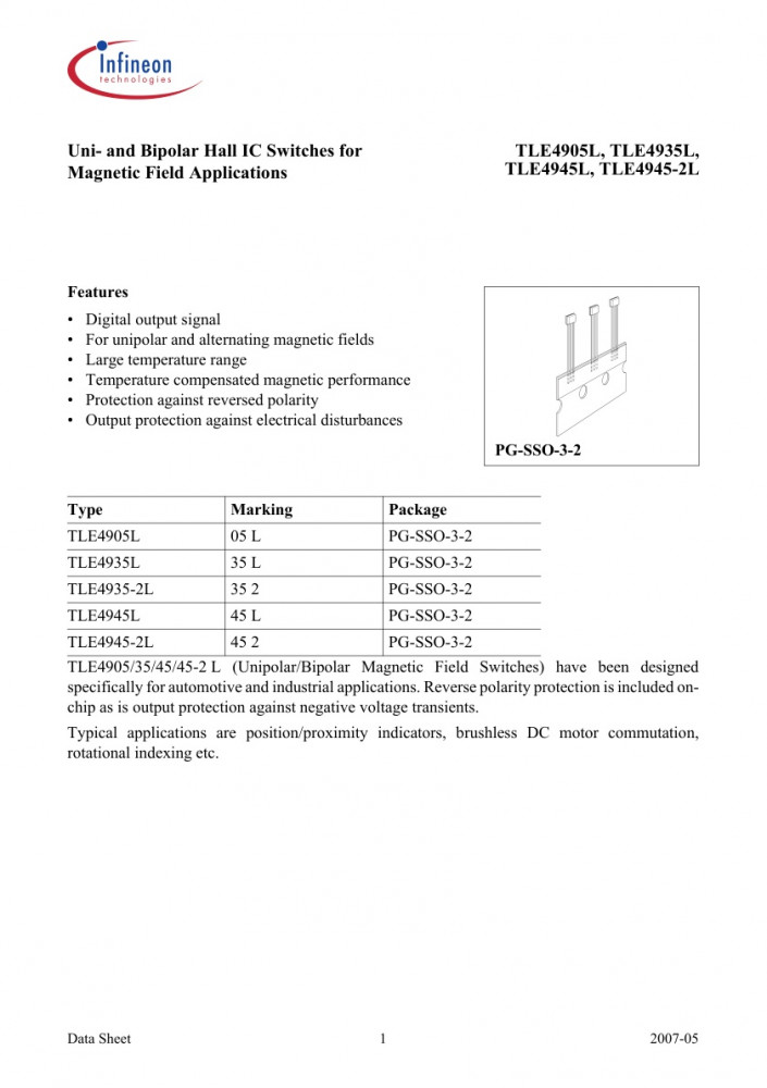TLE4935L datasheet page 3