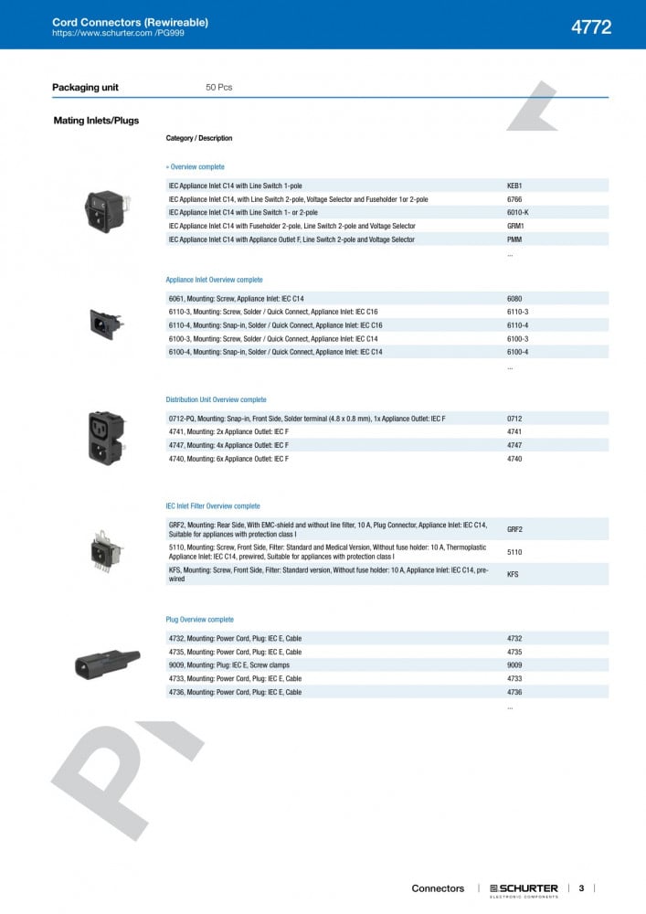 SCHURTER 4772.0210 datasheet page 3