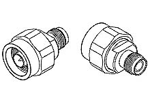 SMP Plug-to-SMP Jack Adapter Assembly, 7.14mm Length, One Piece Per Bag, 50 Ohms