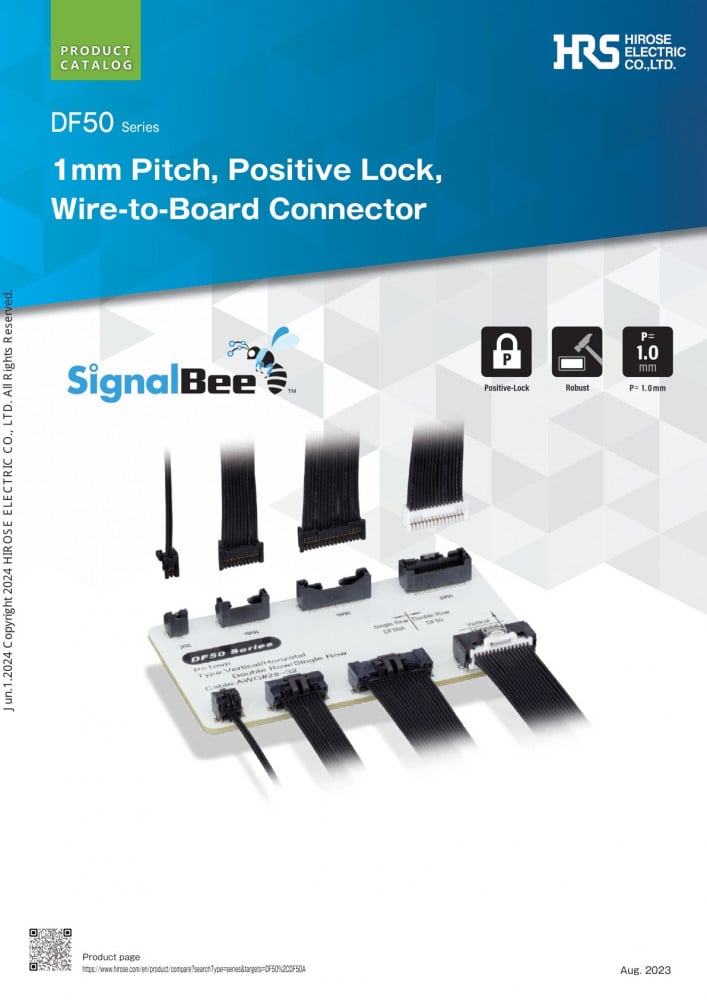 HRS DF50 datasheet page 1