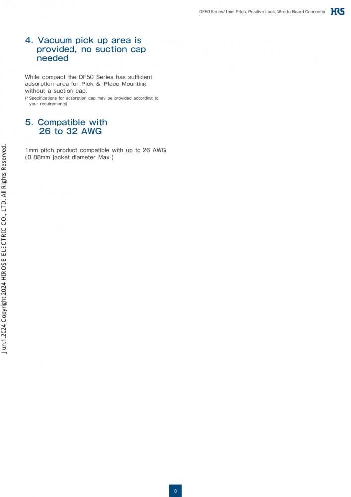 HRS DF50 datasheet page 3